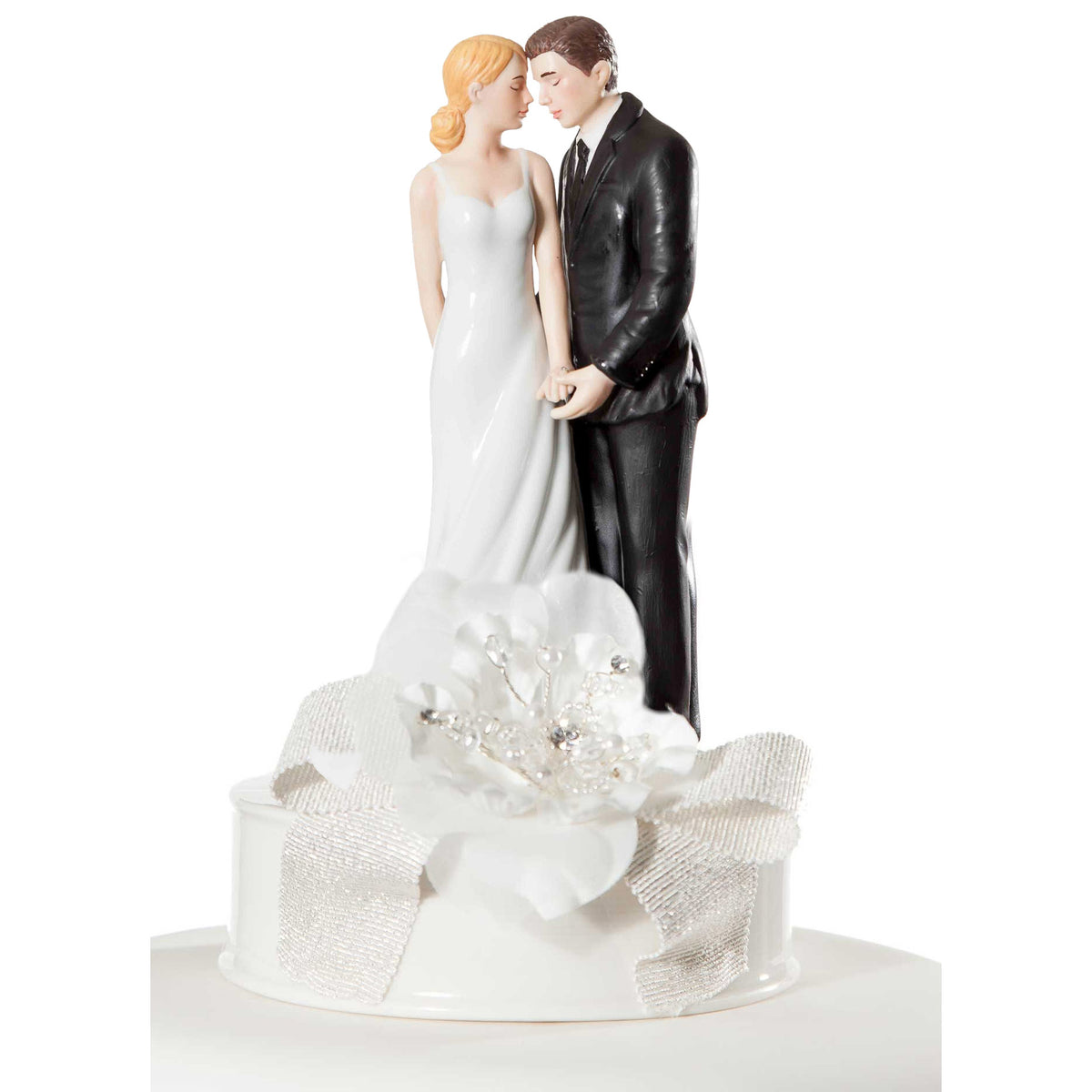 Romance Ribbon Accent Cake Topper- Custom Colors! – Wedding Collectibles