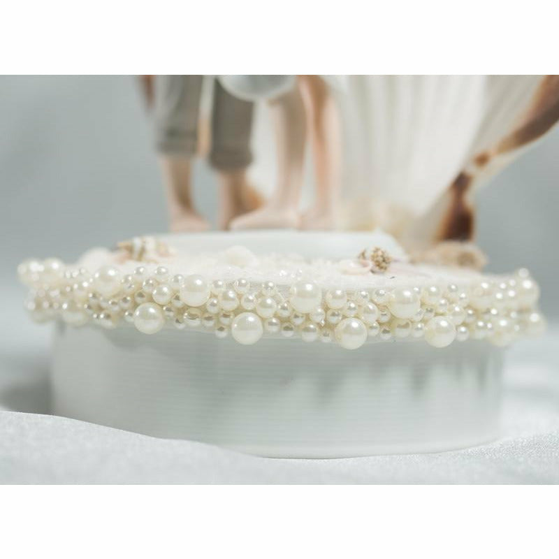 Beach Get Away Shell Wedding Cake Topper - Wedding Collectibles