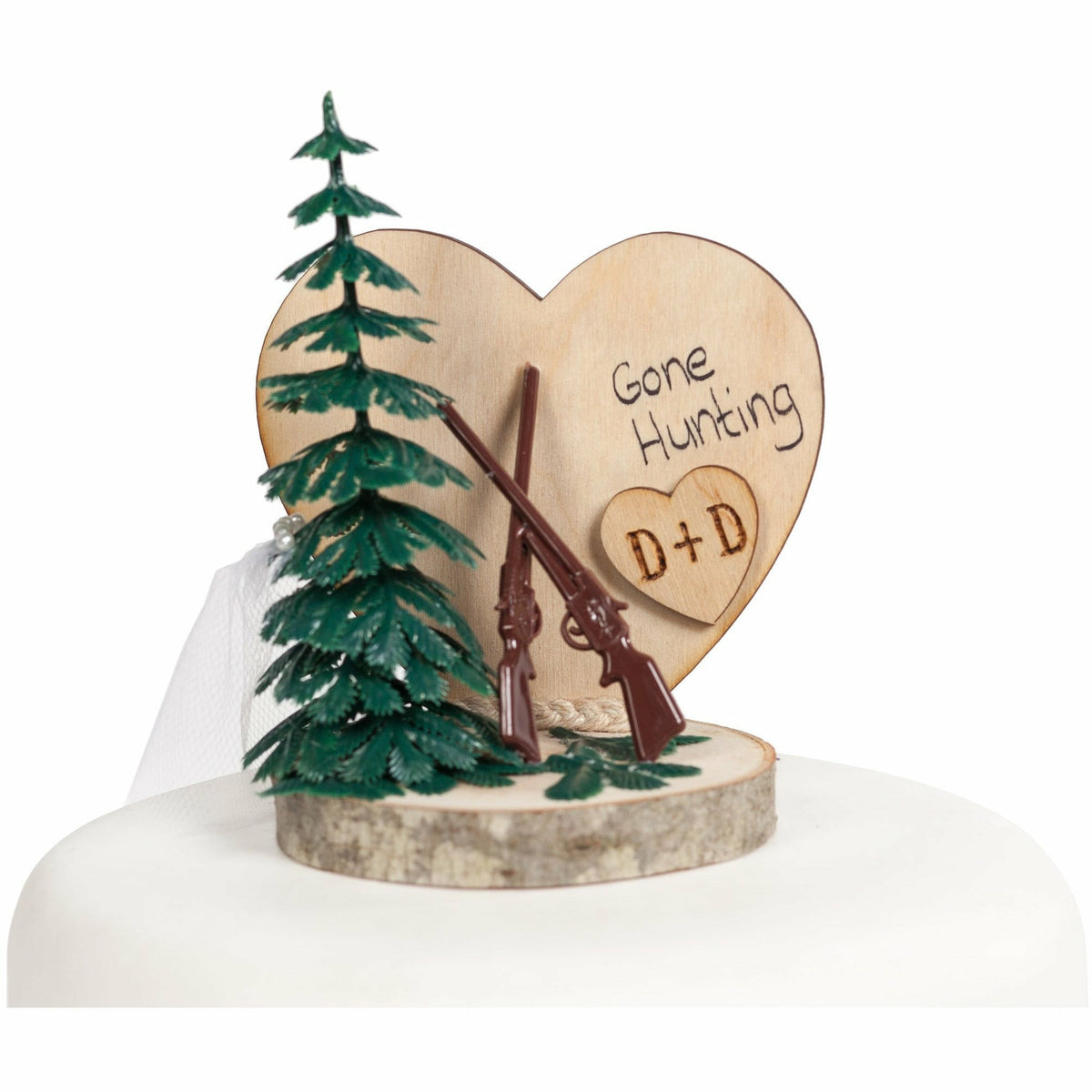 Gone Hunting Cake Top - Wedding Collectibles