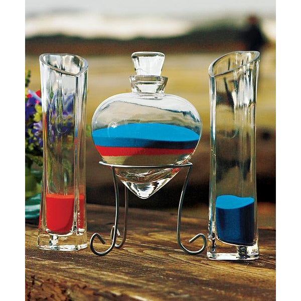 Heart Shaped Sand Ceremony Vase Set - Wedding Collectibles