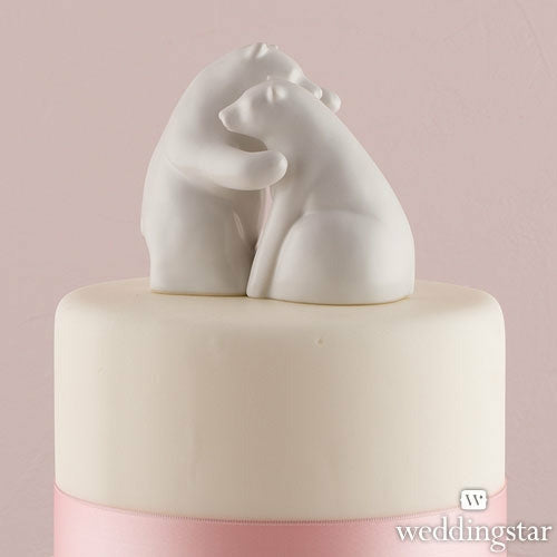 Interlocking Bear Hug Cake Topper Figurine Set – Wedding Collectibles