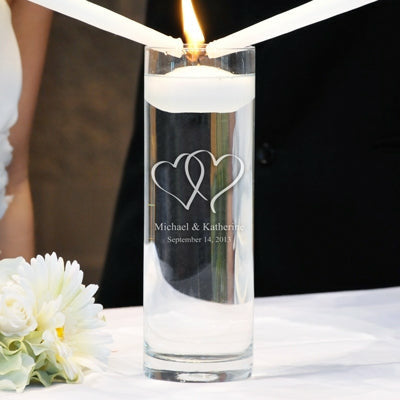 Love Collection Floating Unity Candles (2 Designs Available) - Wedding ...