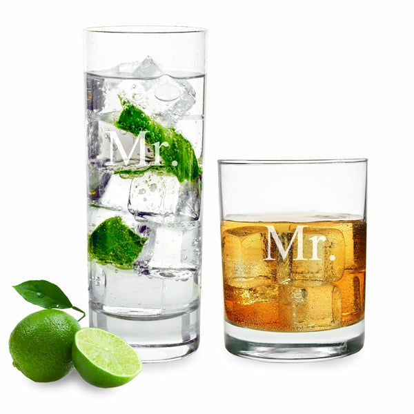 Mr. & Mr. Cocktail Set – Wedding Collectibles