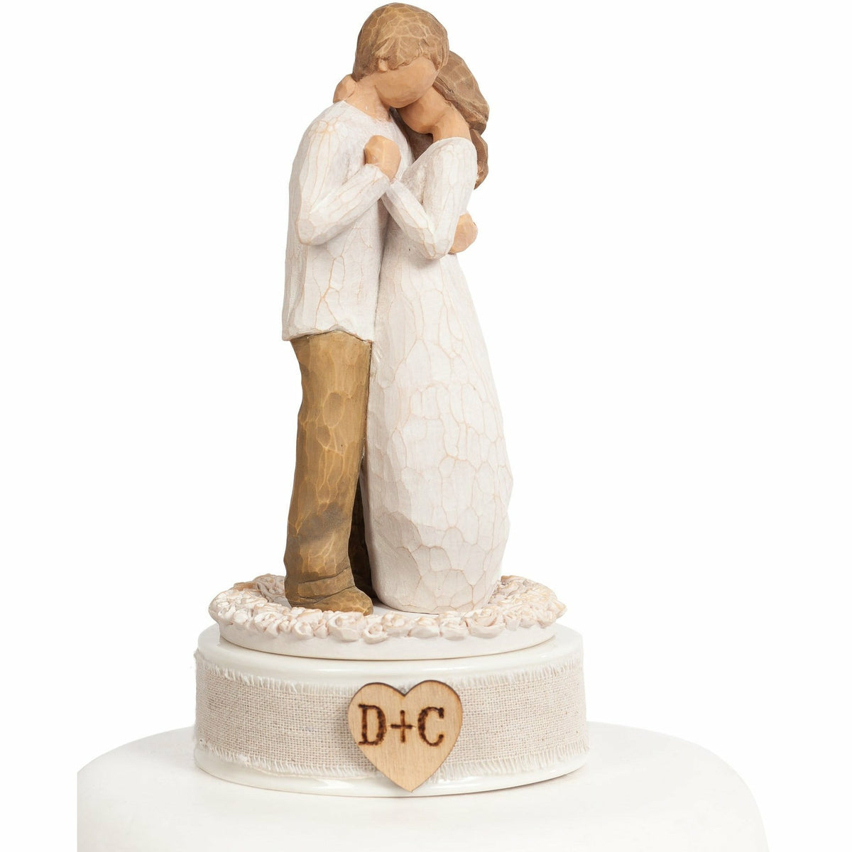 Personalized Willow Tree ® "Promise" Wedding Cake Topper – Wedding ...