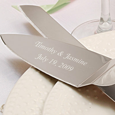 Simplicity Cake Server Set - Wedding Collectibles