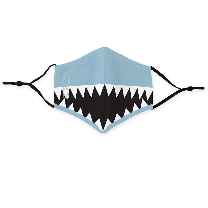 Shark Print Kids Protective Cloth Face Mask – Wedding Collectibles