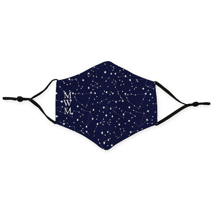 Zodiac Stars Print Protective Cloth Face Mask – Wedding Collectibles